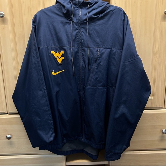 Nike | Jackets & Coats | West Virginia University Wvu Nike Hooded ...